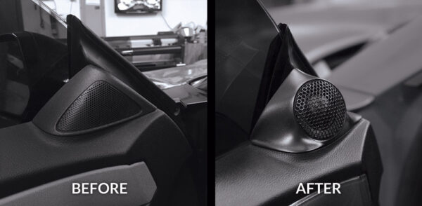 Custom Fabricated Tweeter Housings | Xclusive Autosound STL